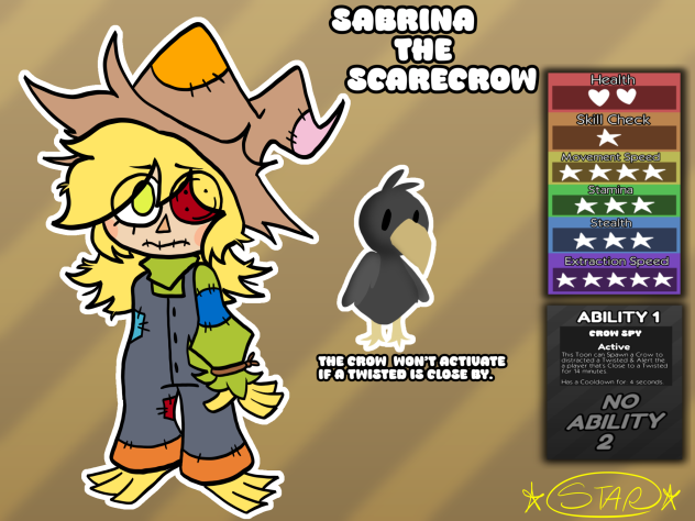 My Dandy’s world oc Sabrina Scarecrow - ibisPaint