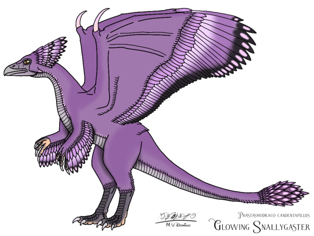 Glowing Snallygaster - ibisPaint