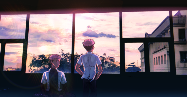 Empty classroom - ibisPaint