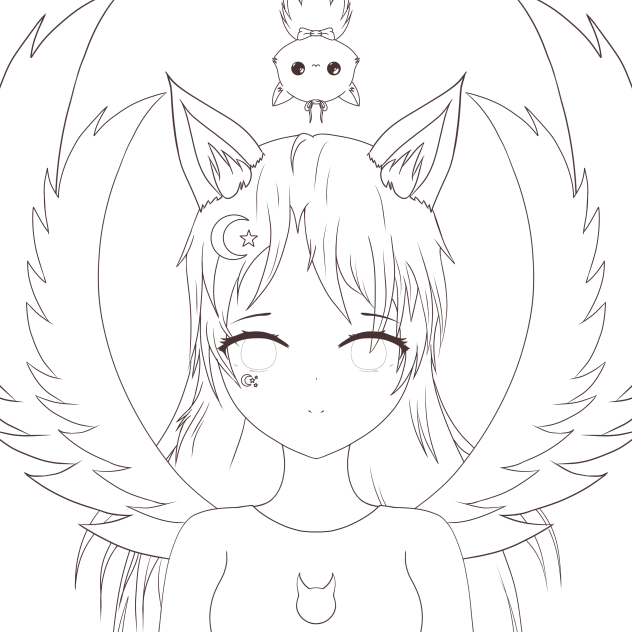 Request. Arul Mozhi - lineart. - ibisPaint