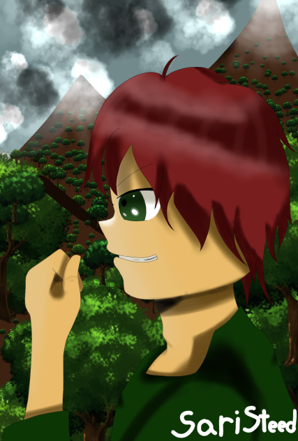 red haired boy - ibisPaint