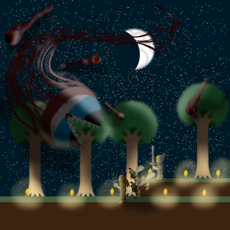 You feel an evil presence watching you.. - ibisPaint