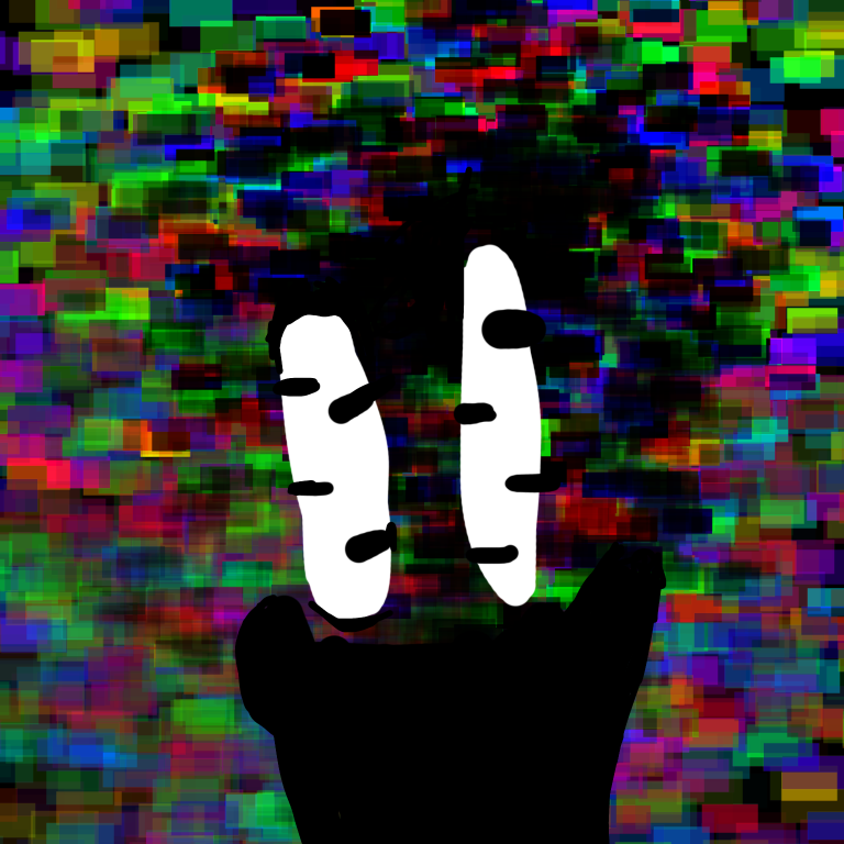 Using the glitch pen - ibisPaint