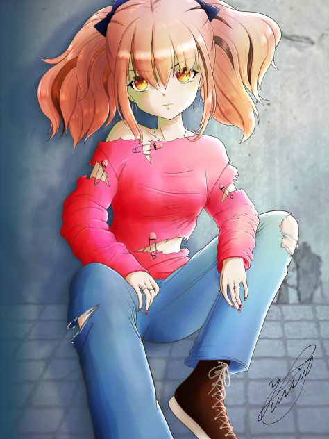 Damage Girl - ibisPaint