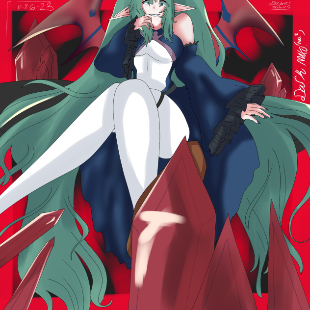 [Take 2] - Dark Miku - ibisPaint