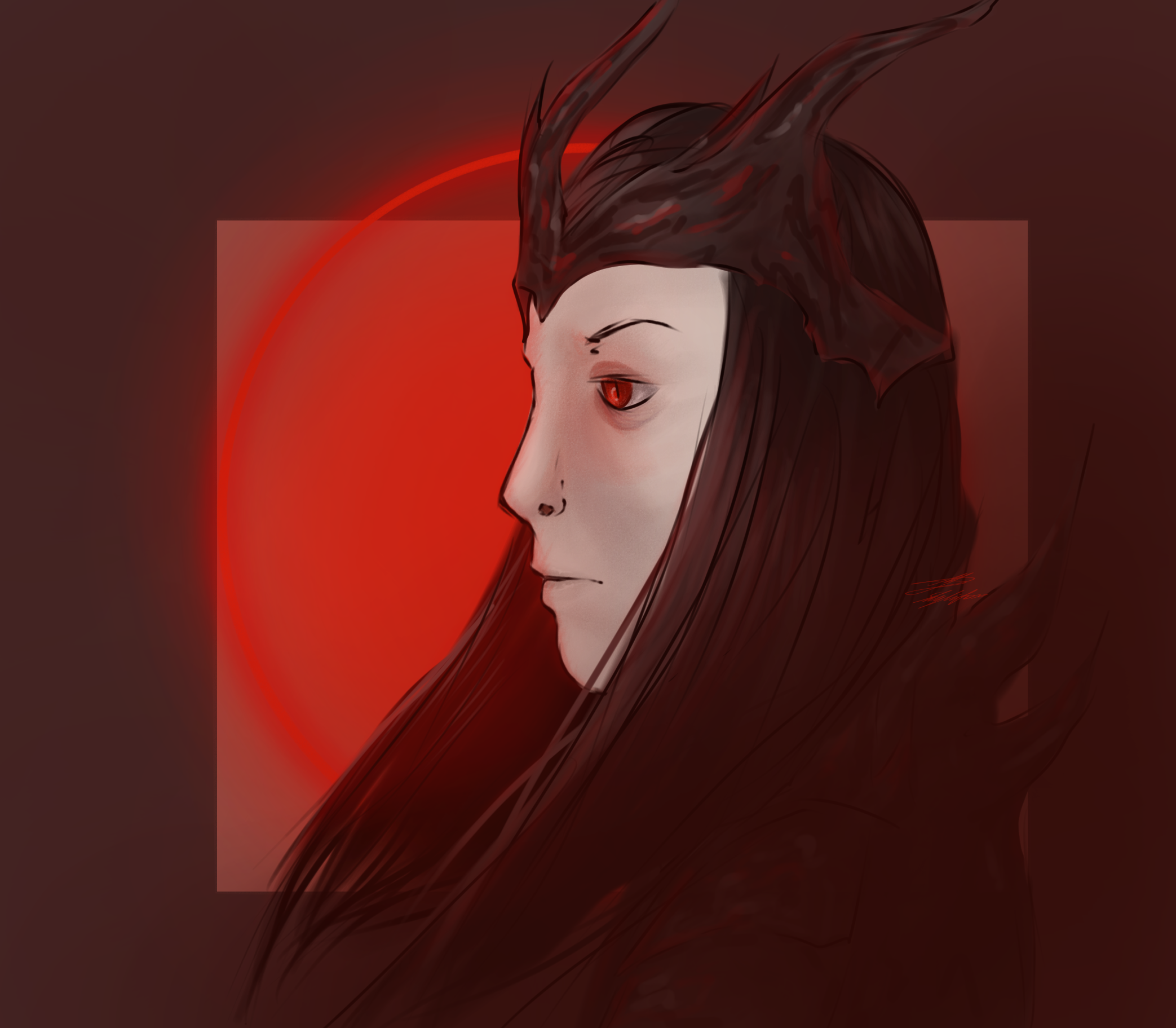 A human version of Alduin - ibisPaint
