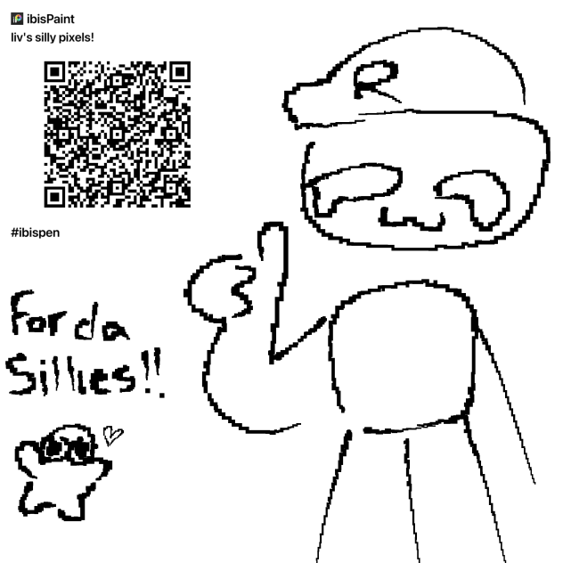 silly pixel brush - ibisPaint