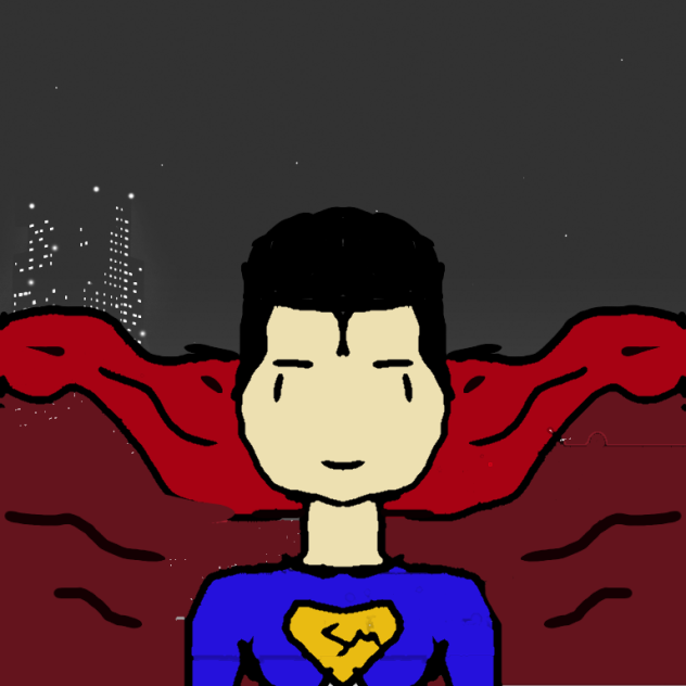 SuperMan - ibisPaint