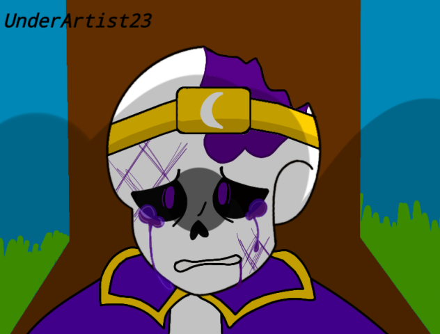 Nightmare sans is crying 🥺 - ibisPaint