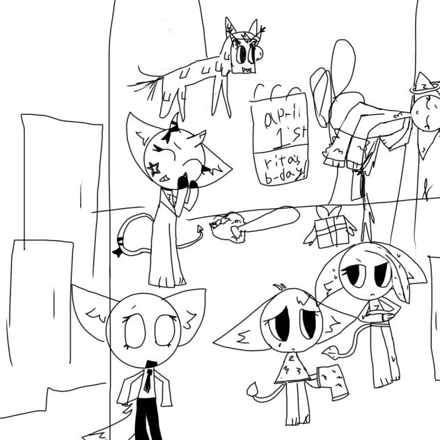 Rita’s b day ( it was yesterday I’m late - ibisPaint