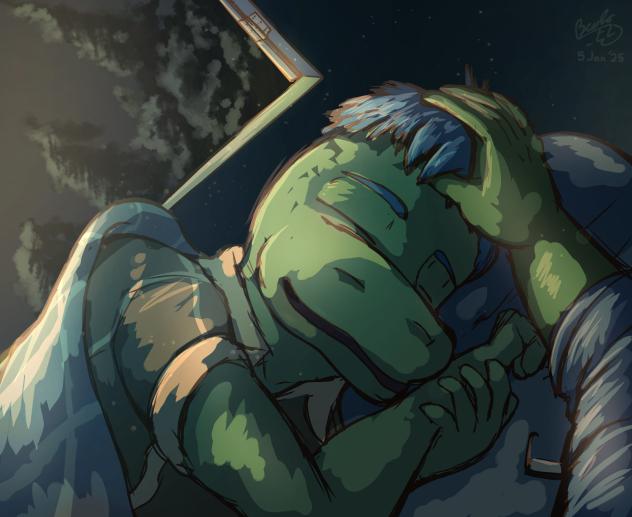 Goodnight, little bro. - ibisPaint