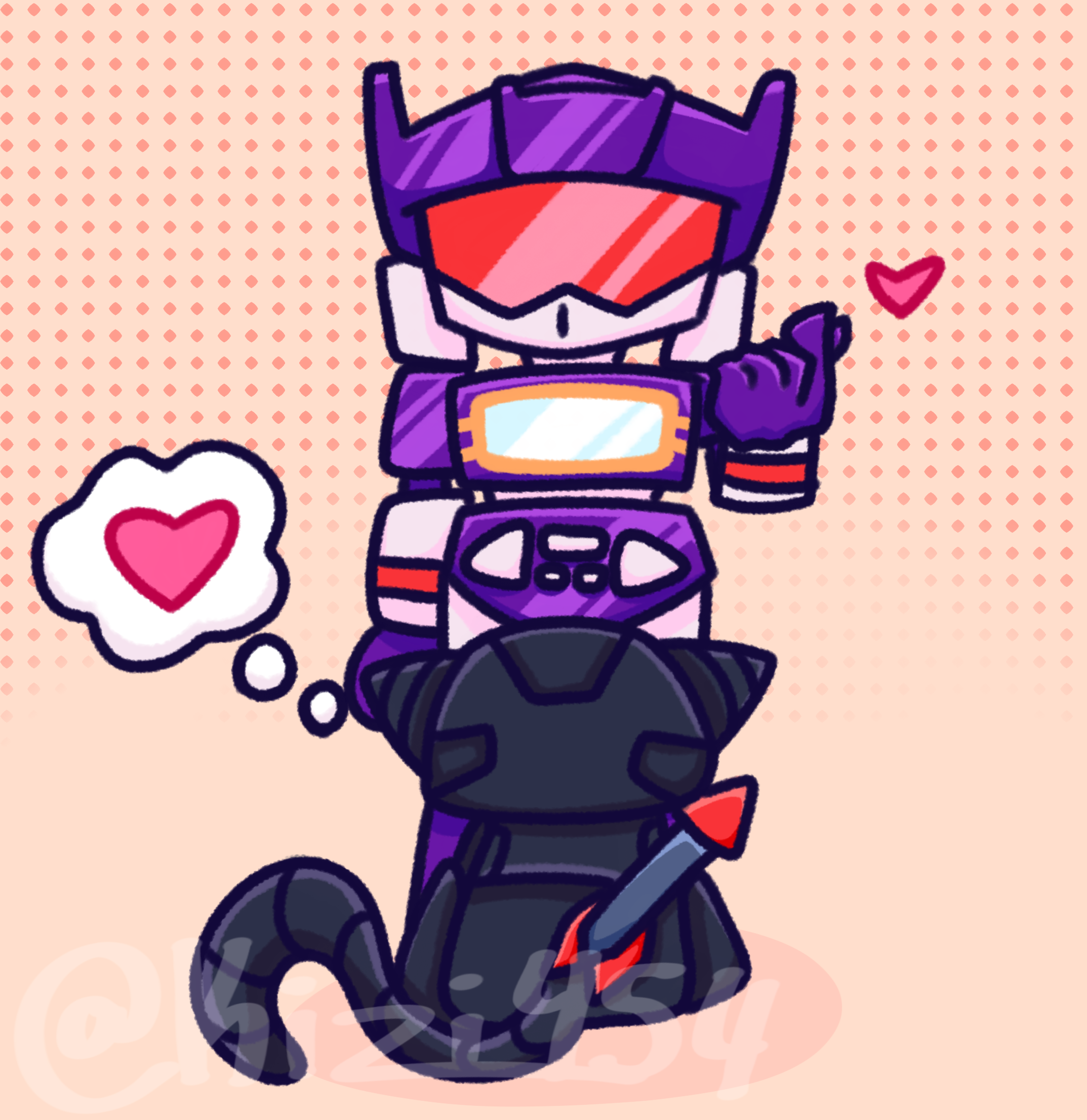 Soundwave and ravage - ibisPaint