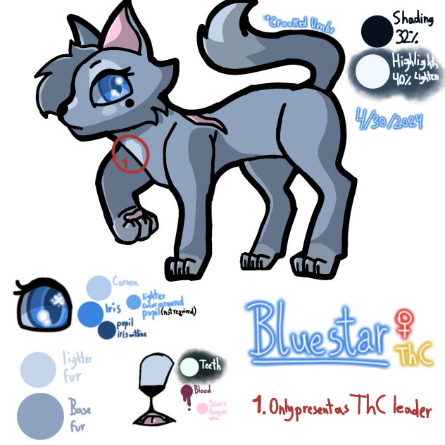 Bluestar ref sheet - ibisPaint
