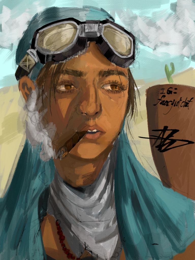 soldier woman - ibisPaint