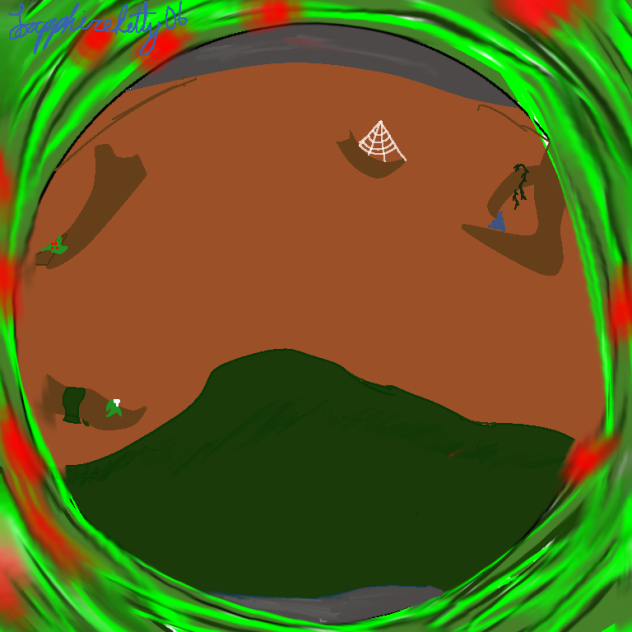 Tunnel to cave - ibisPaint