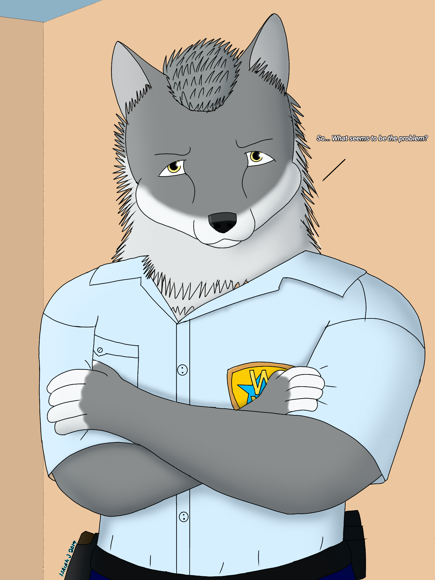 Officer Sakura on Duty - ibisPaint