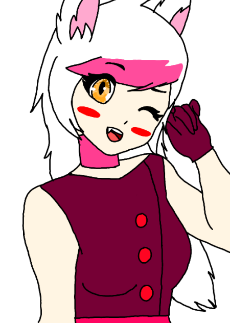 Mangle A Raposa Animatronic - ibisPaint