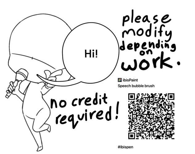 speech bubble brush code - ibisPaint
