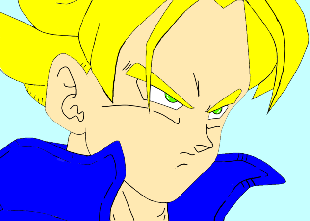 trunks the second super Saiyan - ibisPaint