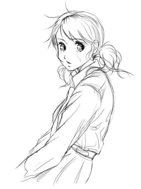 Countdown ️6️⃣ -線画Ver.- - ibisPaint