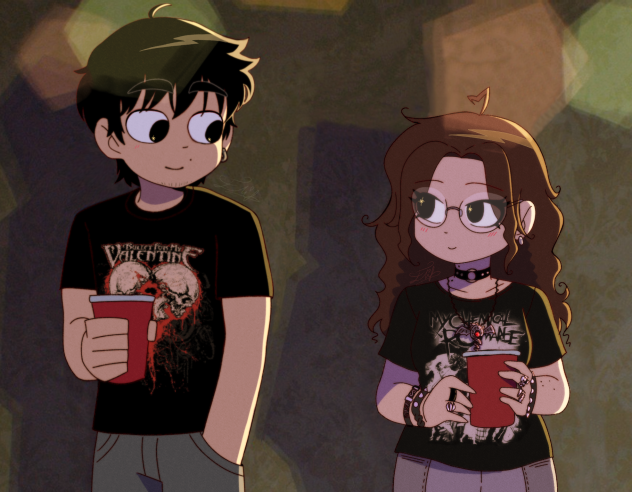 me and my bf scott pilgrim redraw - ibisPaint