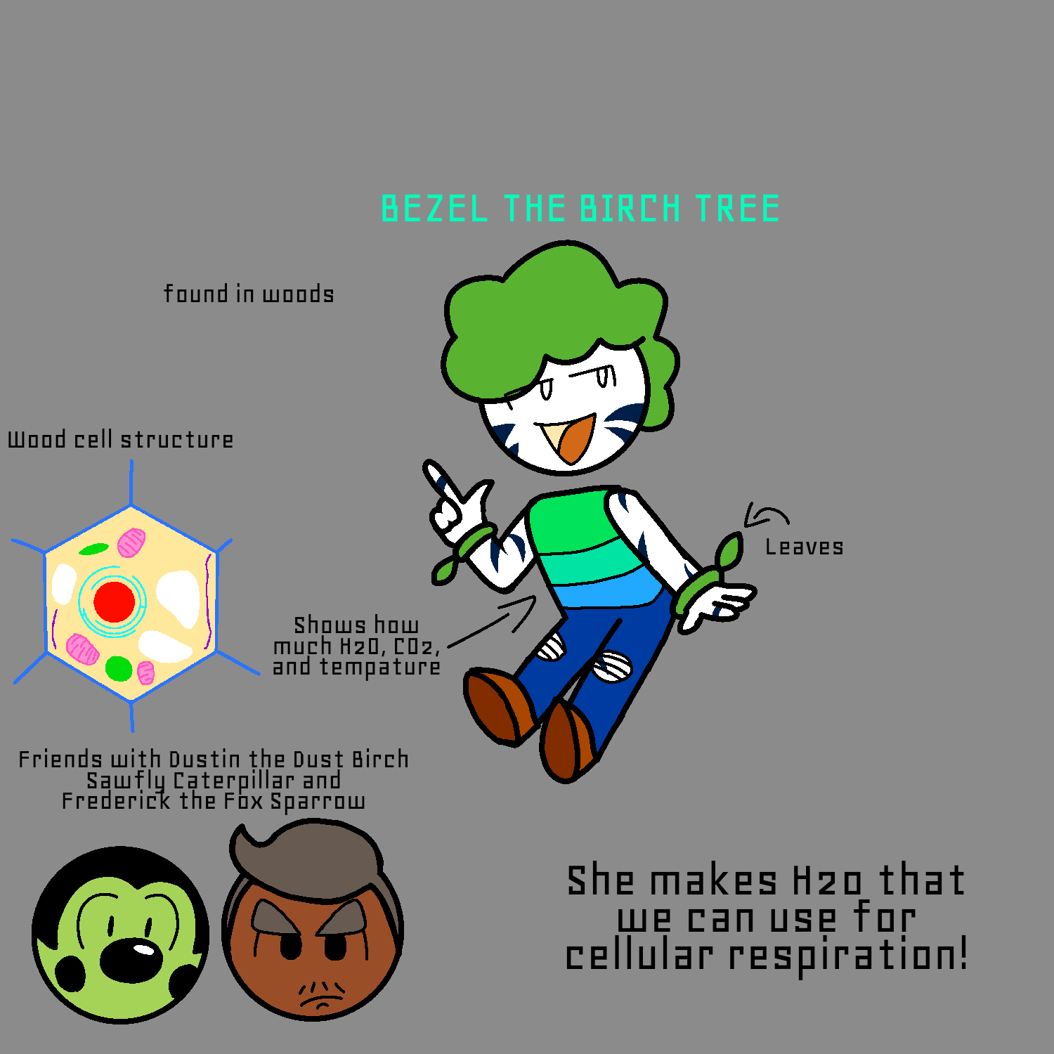 Bezel the Birch Tree - ibisPaint