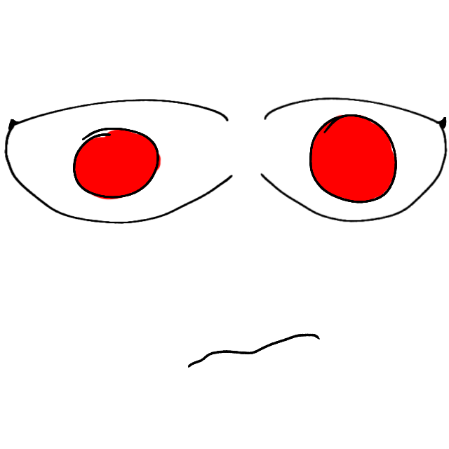 shifting eyes... - ibisPaint