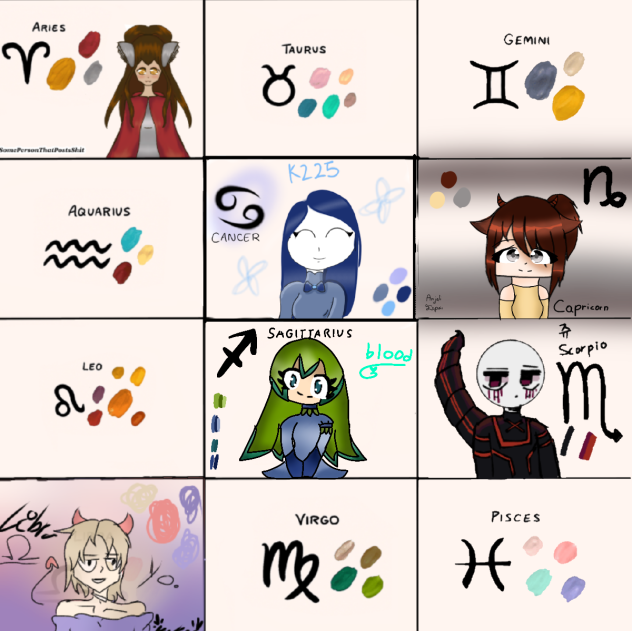 Sign of zodiac collab - ibisPaint