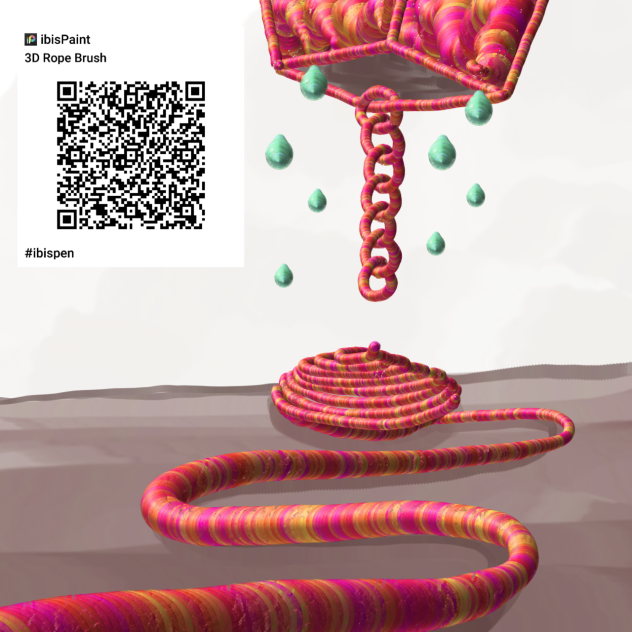 Subtle Rope Effect 3D - ibisPaint