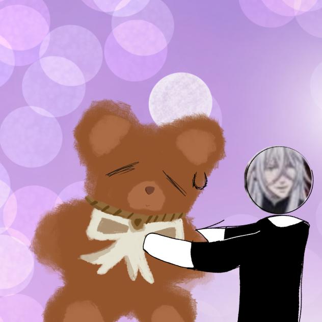 Teddy gets a hug - ibisPaint