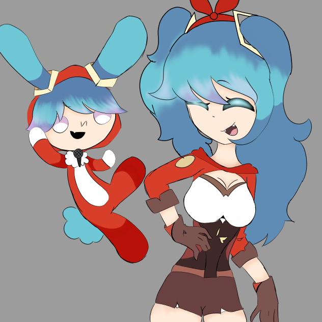 Miku dressed like Amber 🙀 - ibisPaint