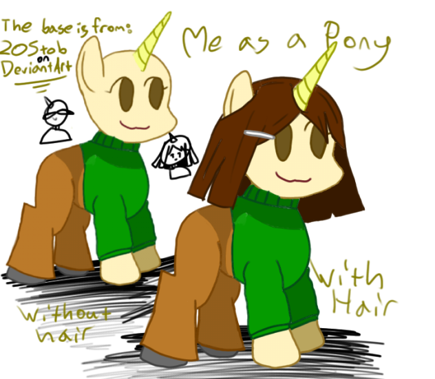 Me as a pony - ibisPaint