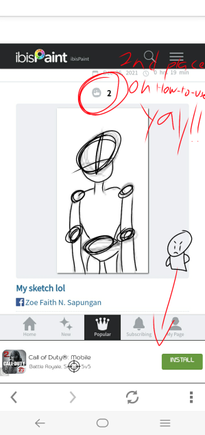 2nd place in How to use! - ibisPaint