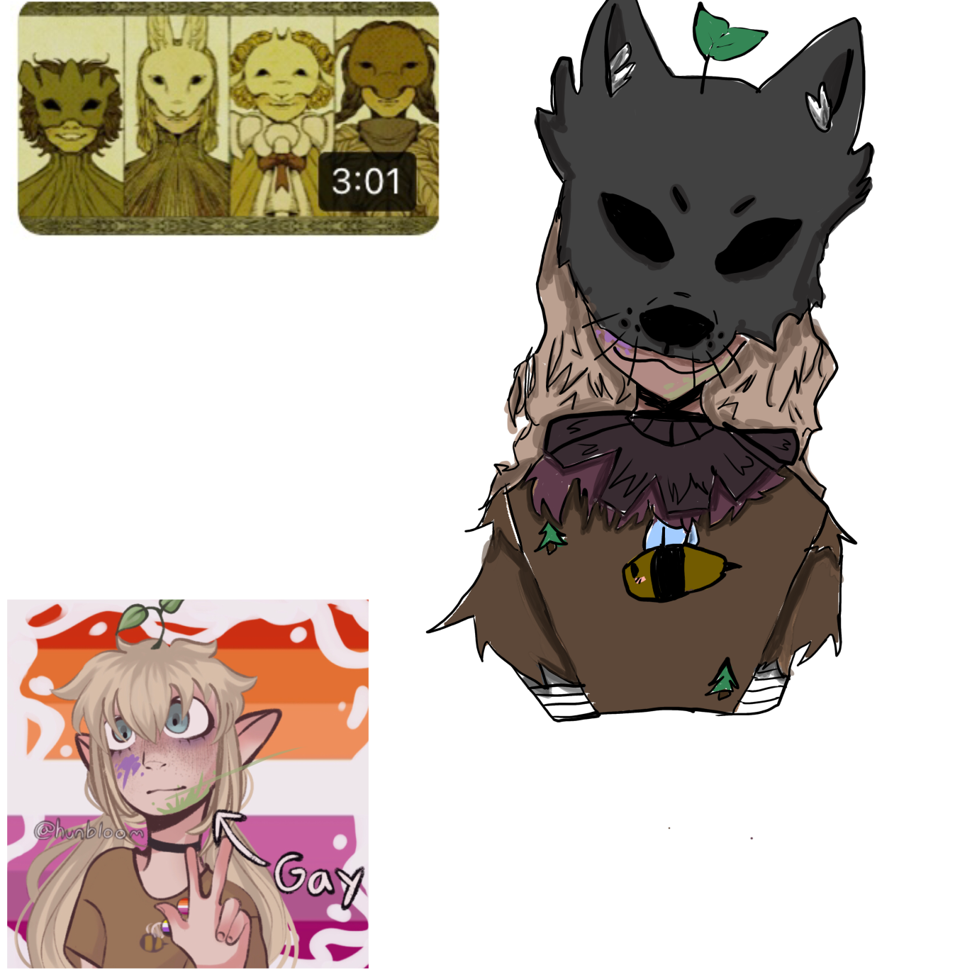 My oc as harpy hare - ibisPaint