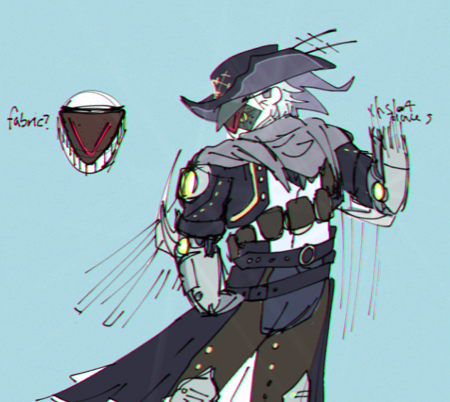 Randumb cowboy design - ibisPaint