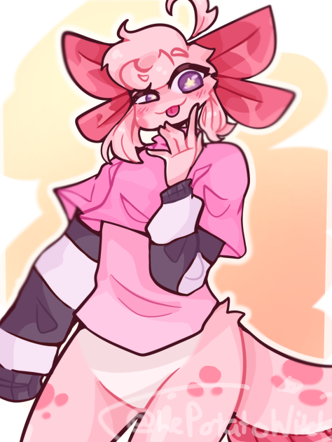 Harvey(axolotl OC of mine) - ibisPaint