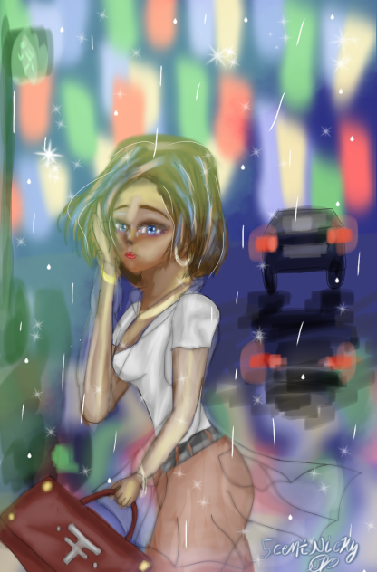Rain Night - ibisPaint