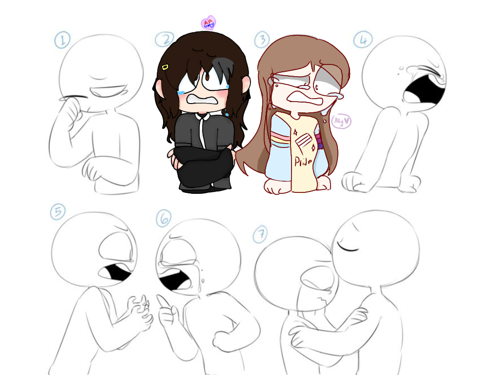 Crying collab - ibisPaint