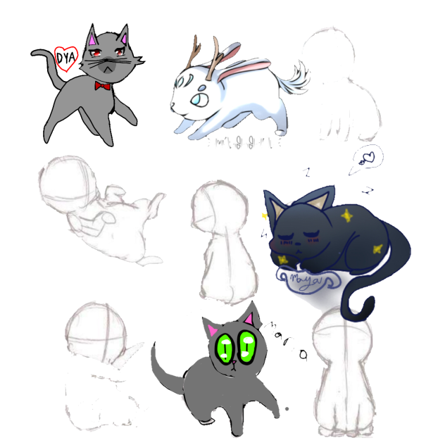 the cat colab - ibisPaint