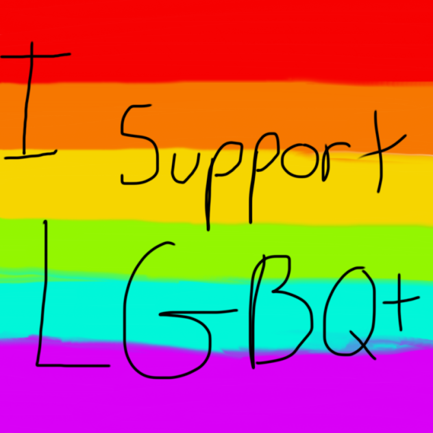 Support LGBQ+ - ibisPaint
