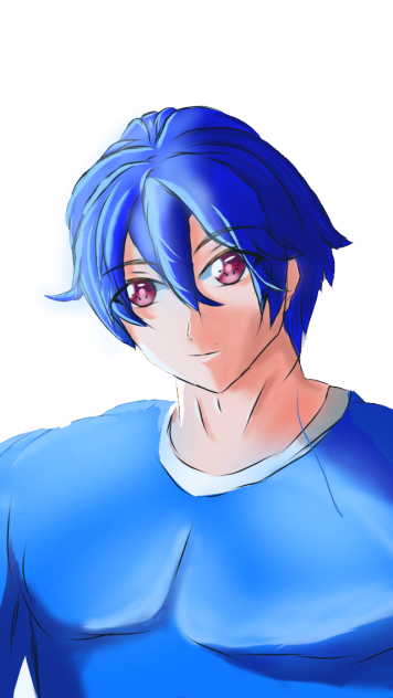 [Simple]Anime speed drawing + Coloring - ibisPaint