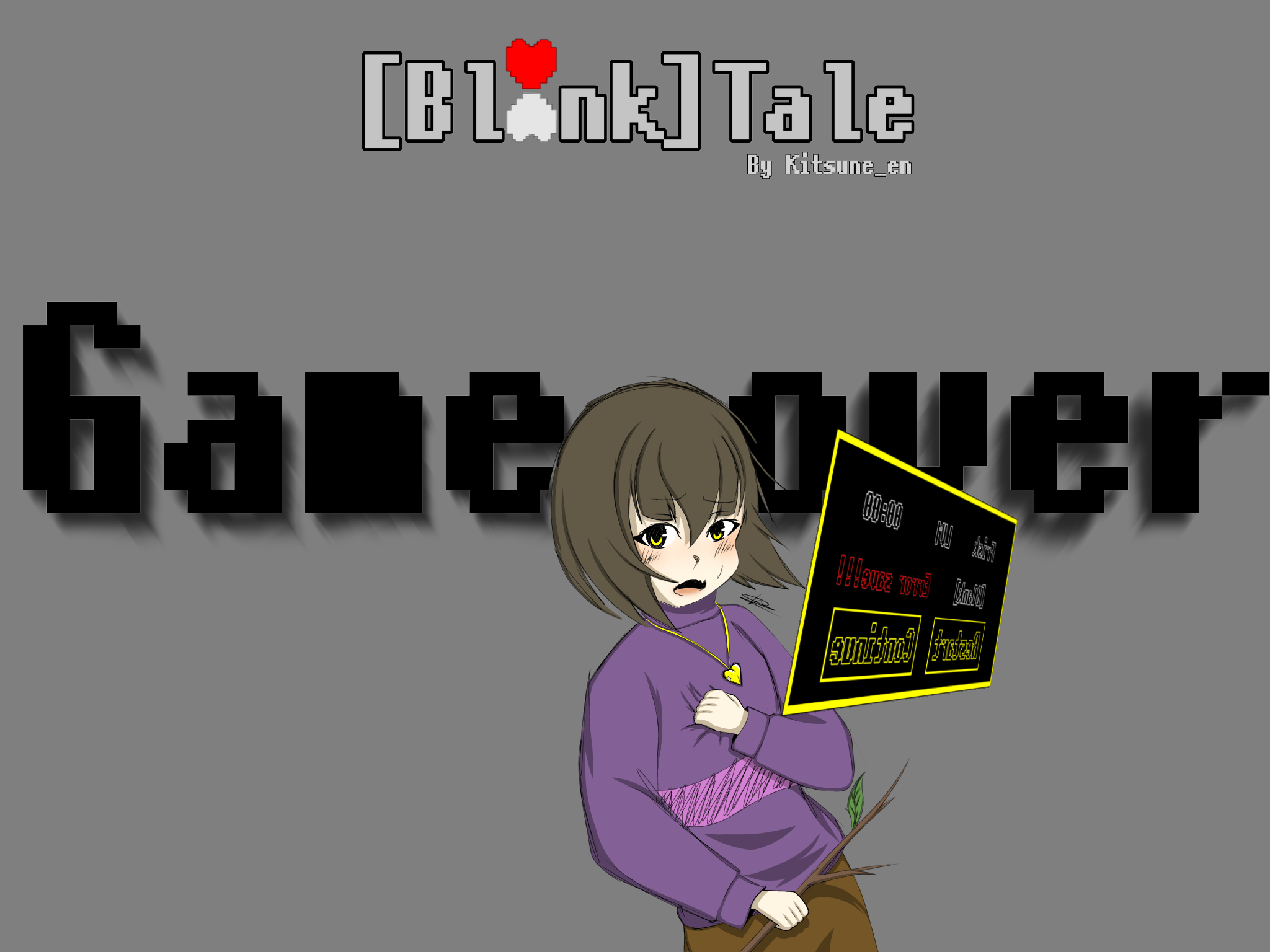 [Blank]Tale - Game over - ibisPaint