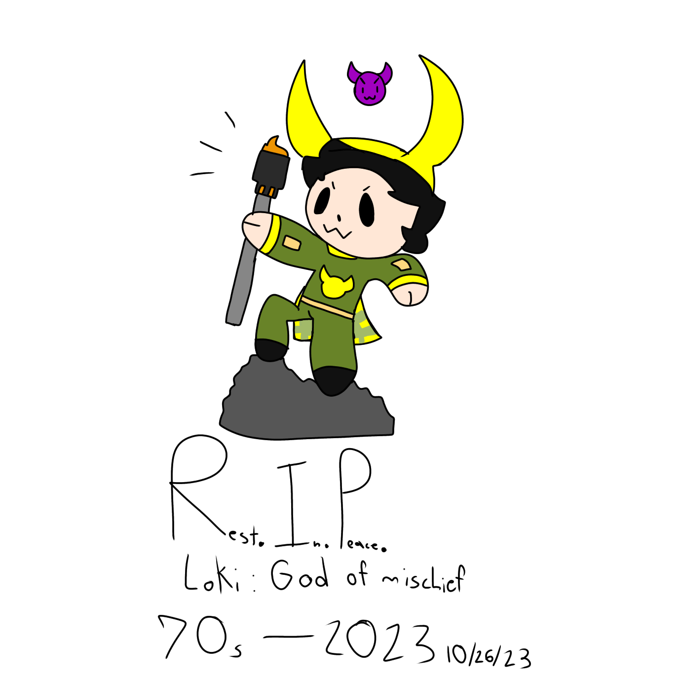 Rip loki =[ - ibisPaint