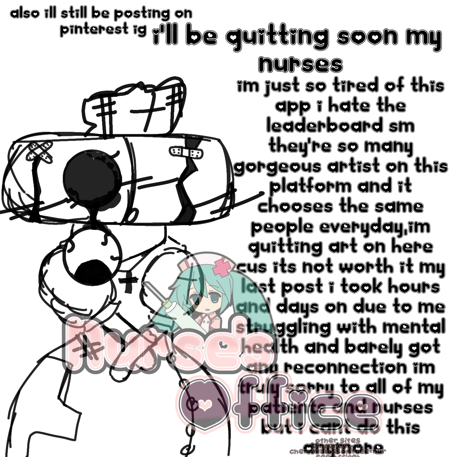 bye bye my nurses. - ibisPaint