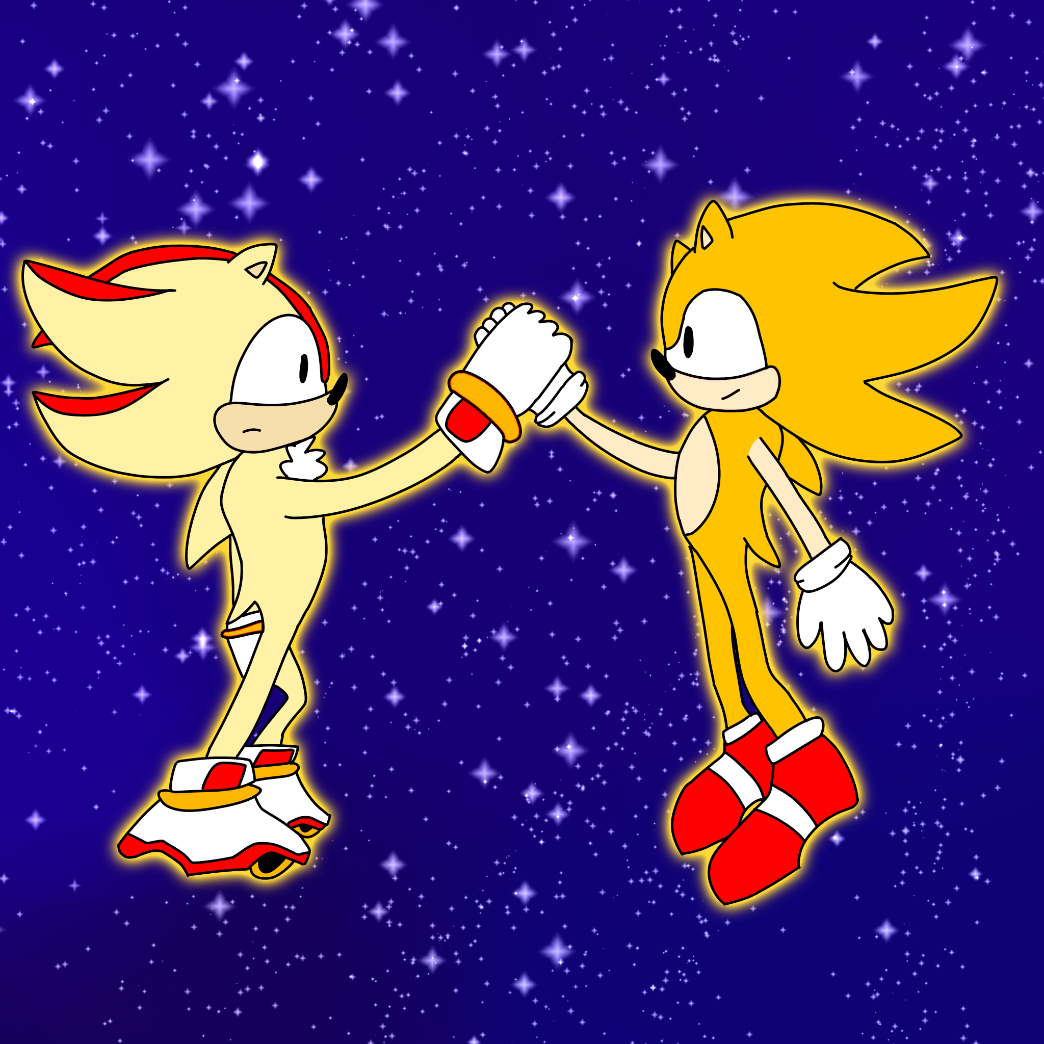 Space song Sonic and Shadow - ibisPaint
