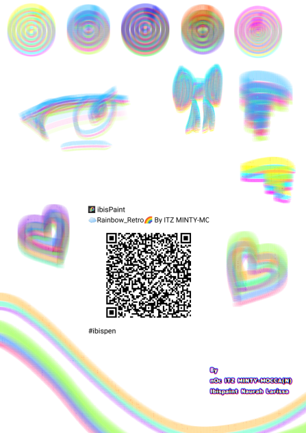 My Rainbow Retro Brush - ibisPaint