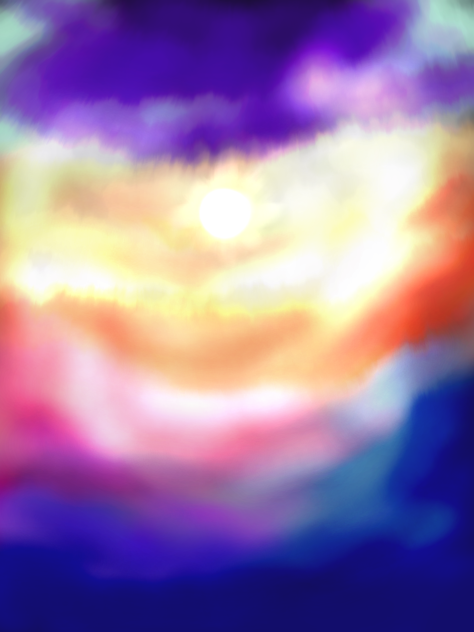 sunset wallpaper - ibisPaint
