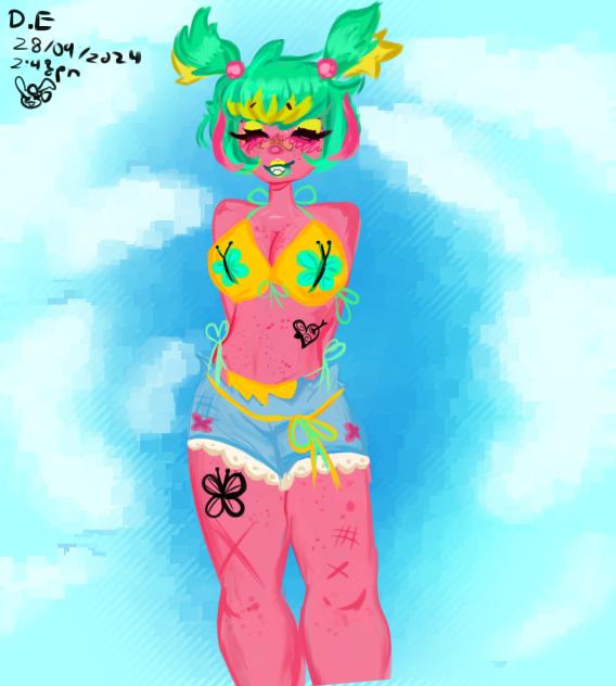 redesign of shelly - ibisPaint