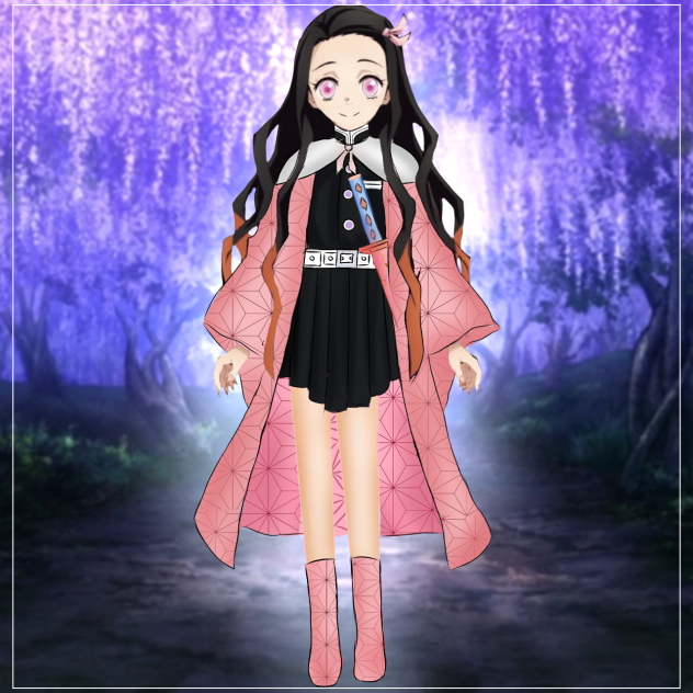 nezuko as demon slayer - ibisPaint