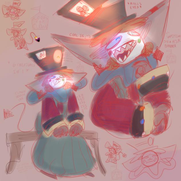 FwoofyTheClown doodles - ibisPaint